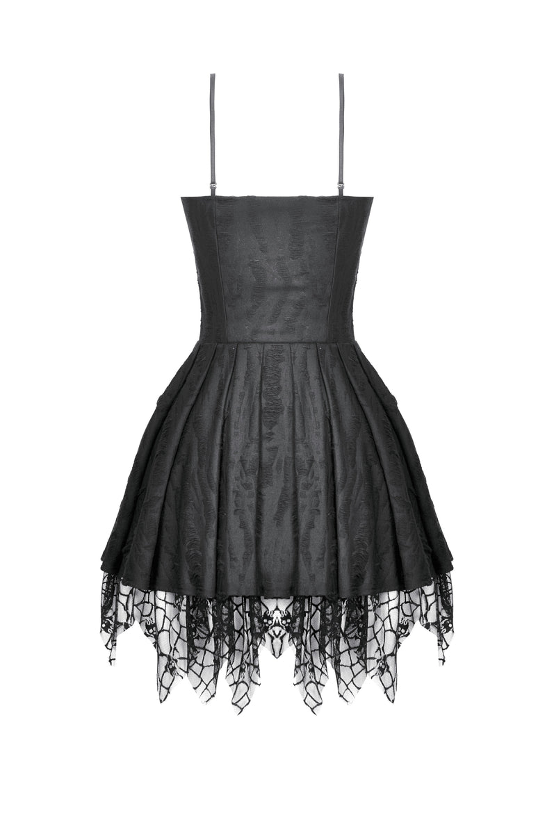Gothic Dark Demon Pleated Dress DW997 – DARK IN LOVE