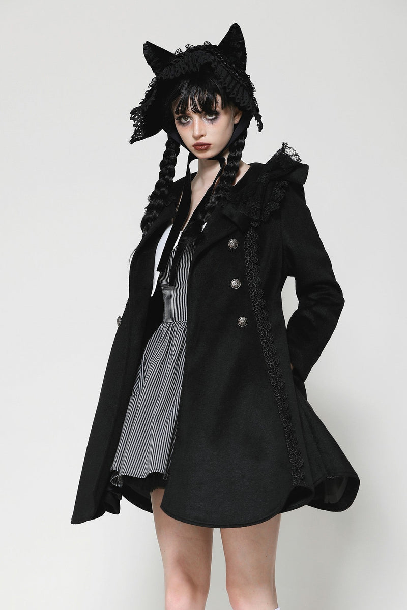 Velvet cat ear bonnet ACP010 – DARK IN LOVE