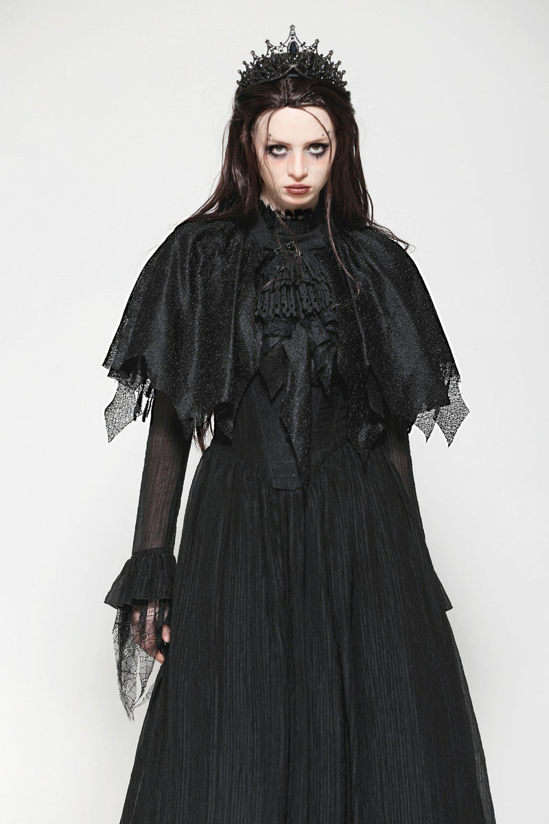 Gothic Dark Tattered Cape BW142 – DARK IN LOVE