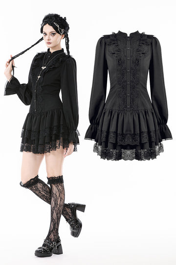 Lolita Dark Gothic Low-Waist Dress DW1136 – DARK IN LOVE