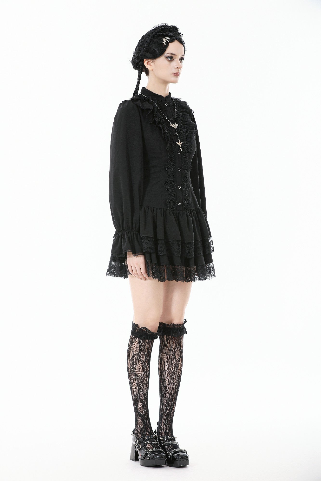 Lolita Dark Gothic Low-Waist Dress DW1136 – DARK IN LOVE