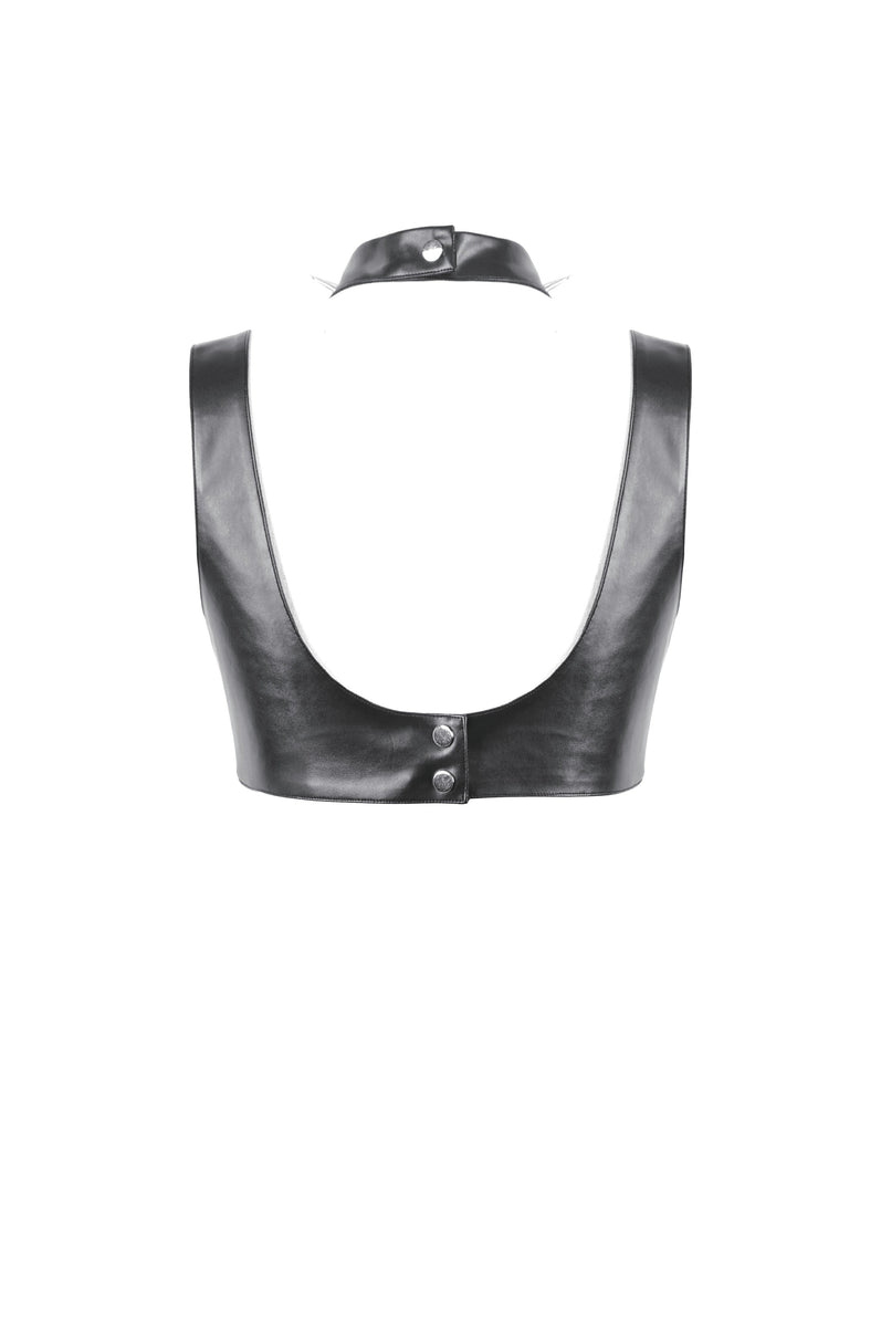 Metal Studded Punk Corset Bra with Adjustable Clasps TW655 – DARK IN LOVE
