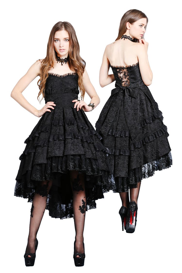 gothic noble cocktail dress no petticoat included - DW039 – DARK IN LOVE