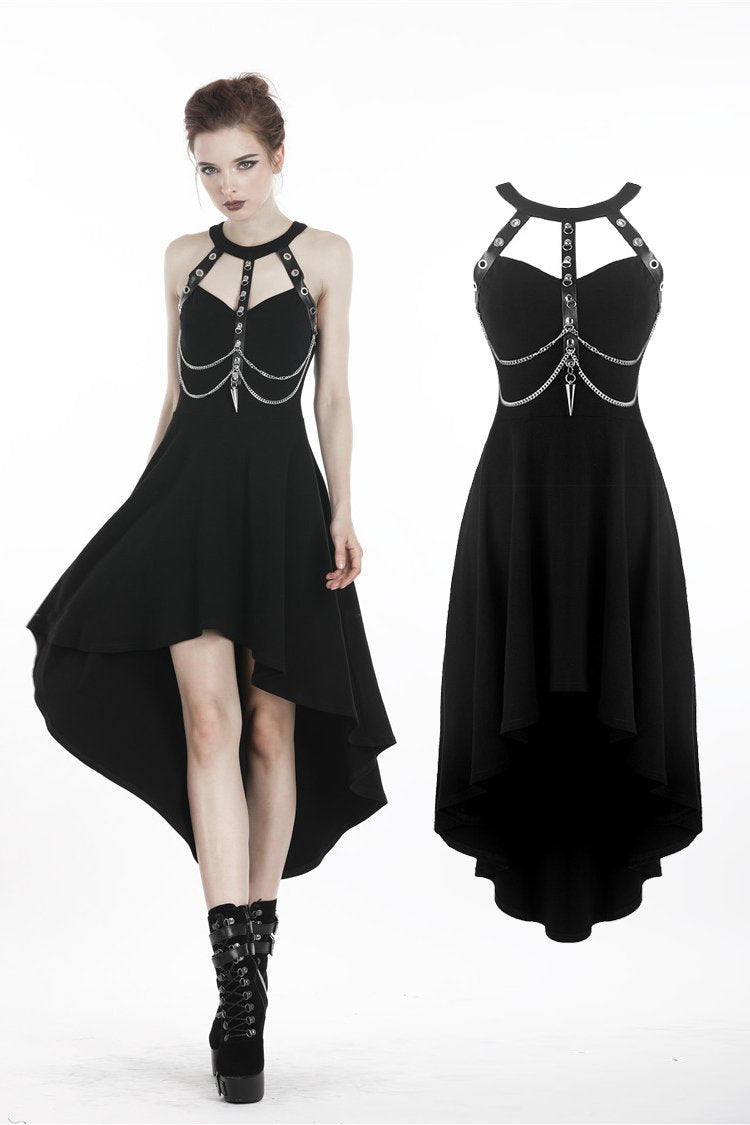 Punk metal chain tail dress DW316 – DARK IN LOVE