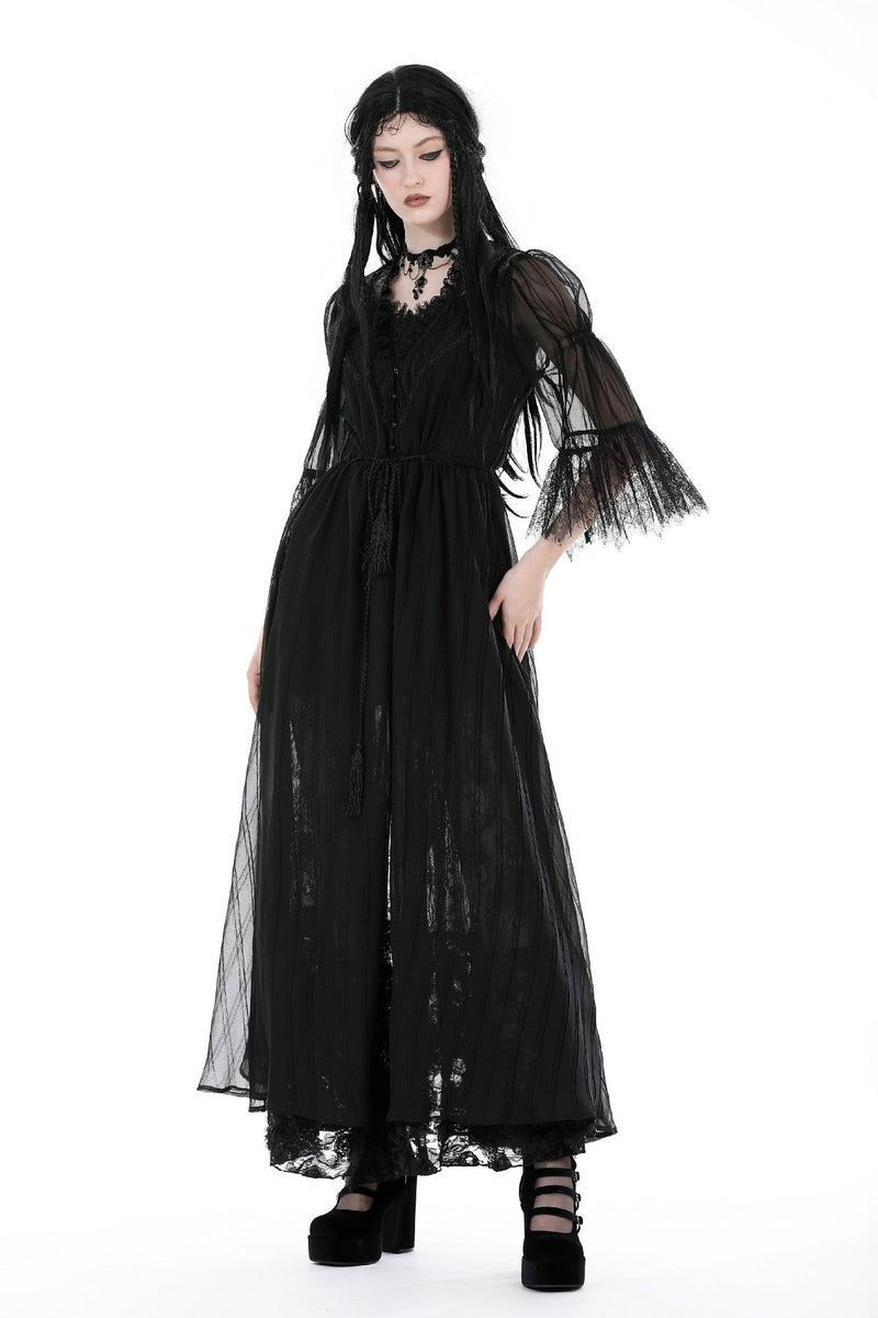 Gothic sexy mesh long overwear JW248 – DARK IN LOVE